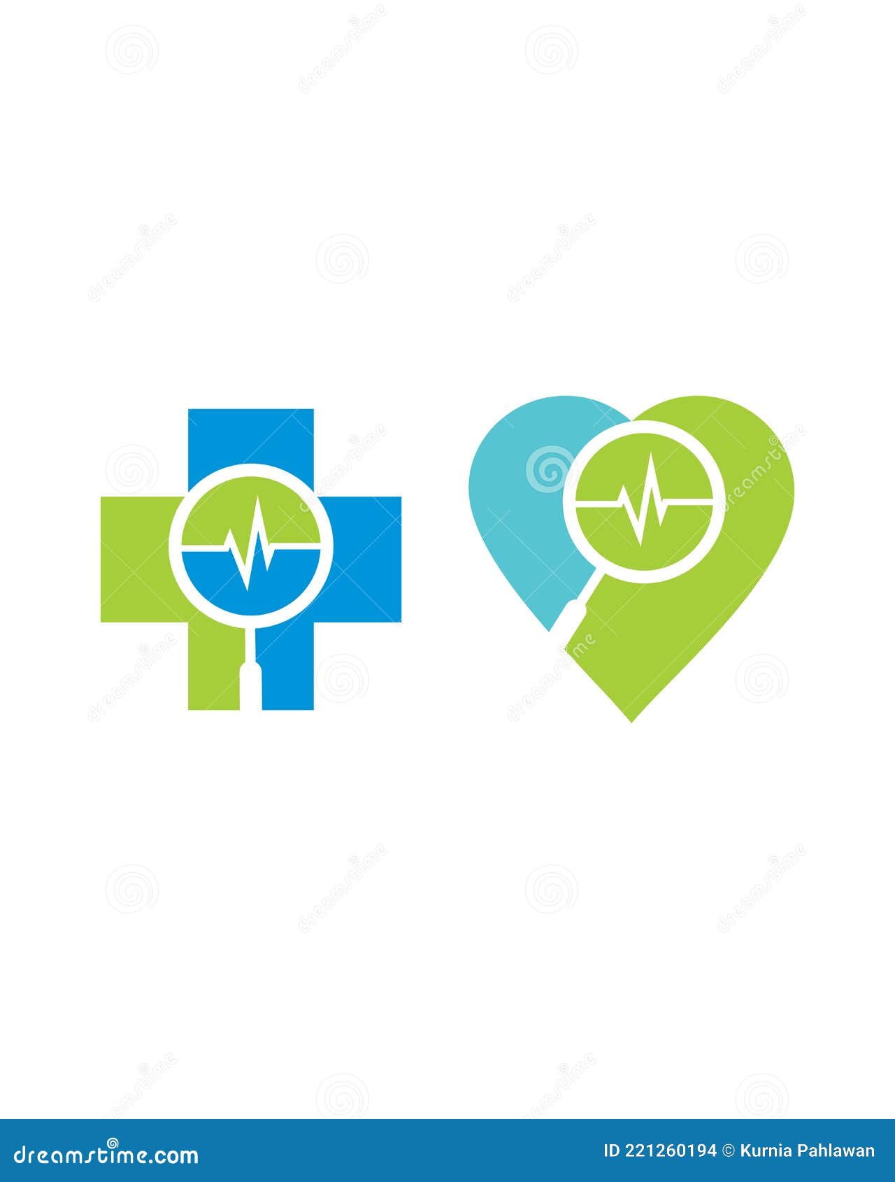 Medisch Diagnostisch Logo Klinisch Vectorlogo Stock Illustratie ...