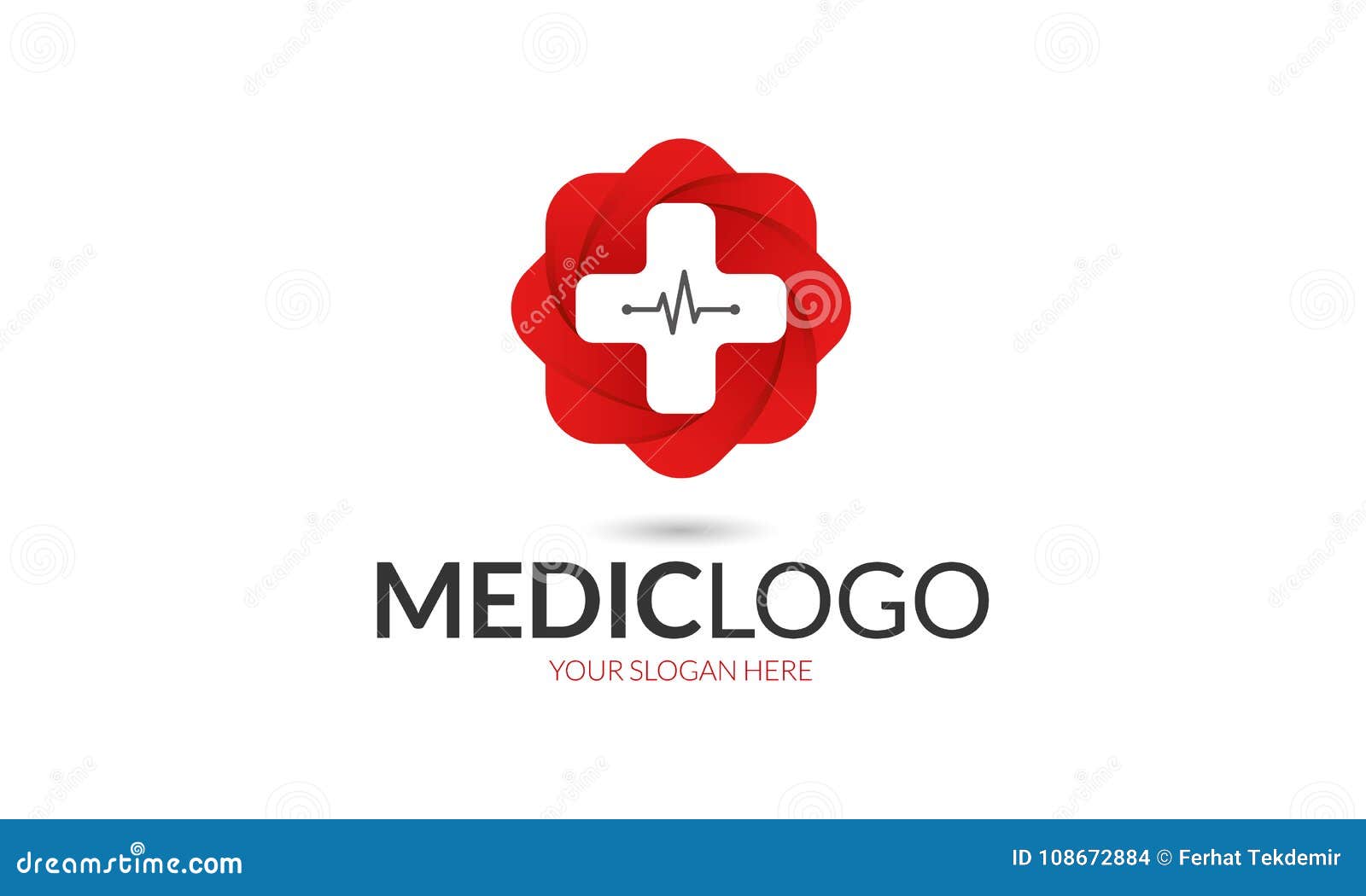 Medisch Logo Template stock illustratie. Illustration of medisch ...