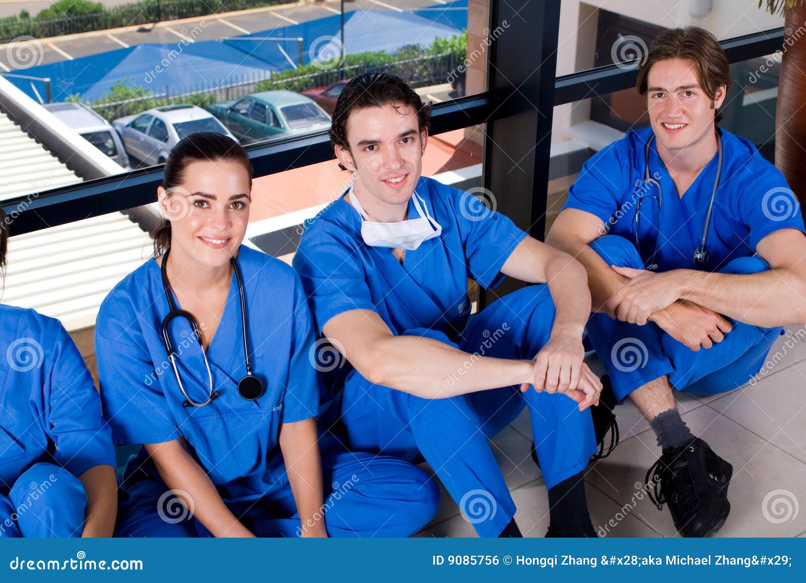 Medisch personeel stock foto. Image of diversiteit, internen - 9085756