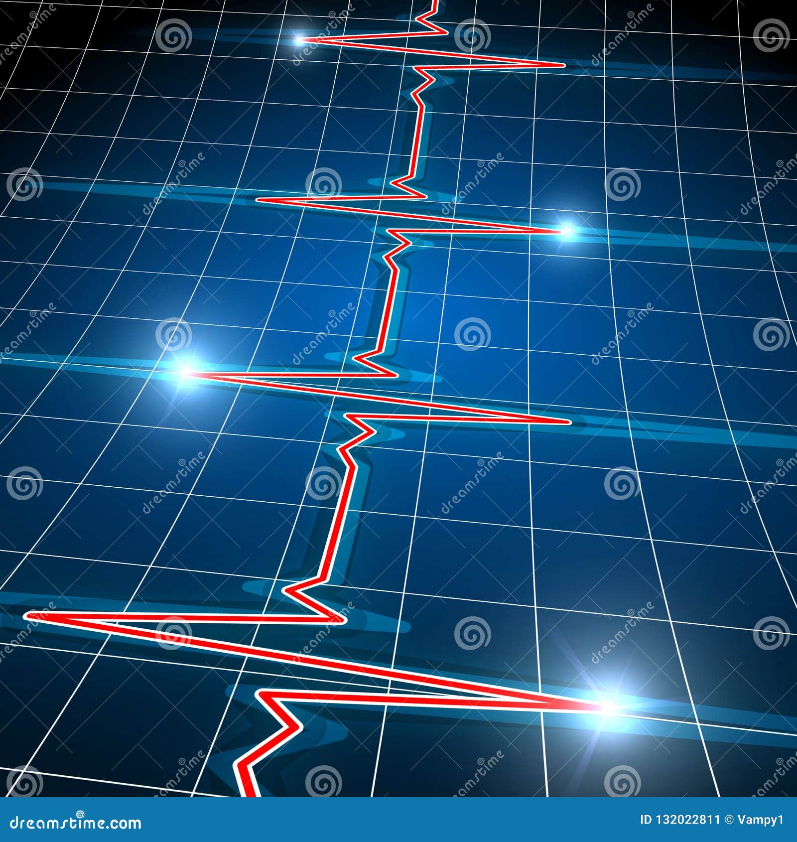 Medische Hartfrequentie, Harttarief Controle Stock Afbeelding - Image ...