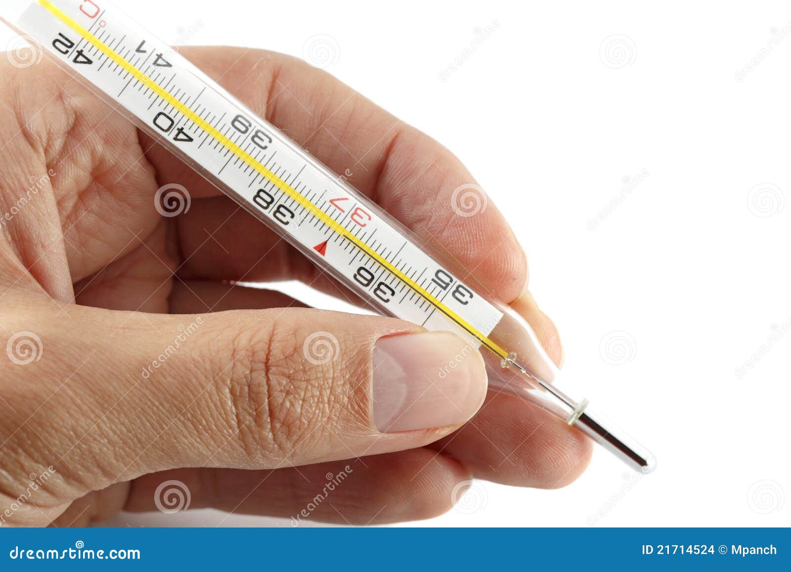 Medische kwikthermometer stock foto. Image of dopheide - 21714524