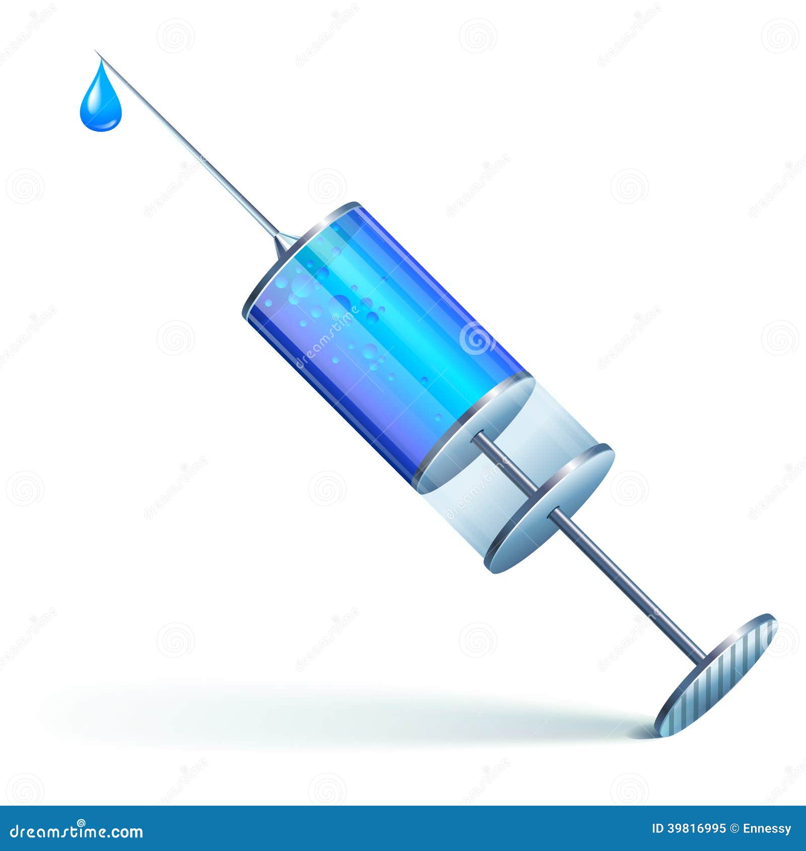 Medische spuit. Vector vector illustratie. Illustration of apparatuur ...