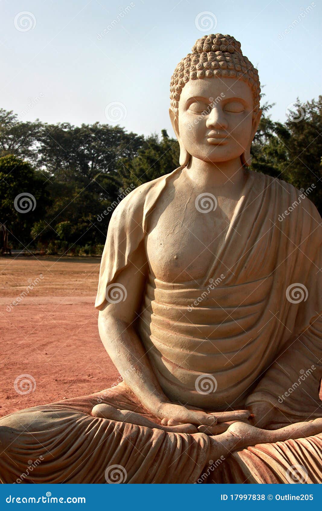 Meditating buddha stock photo. Image of meditate, relaxation - 17997838