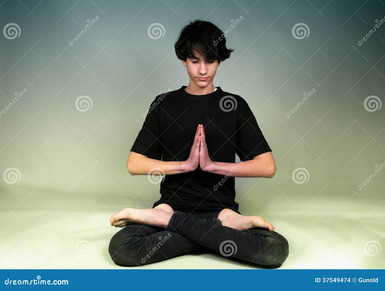 Meditation stock photo. Image of lotus, meditating, male - 37549474