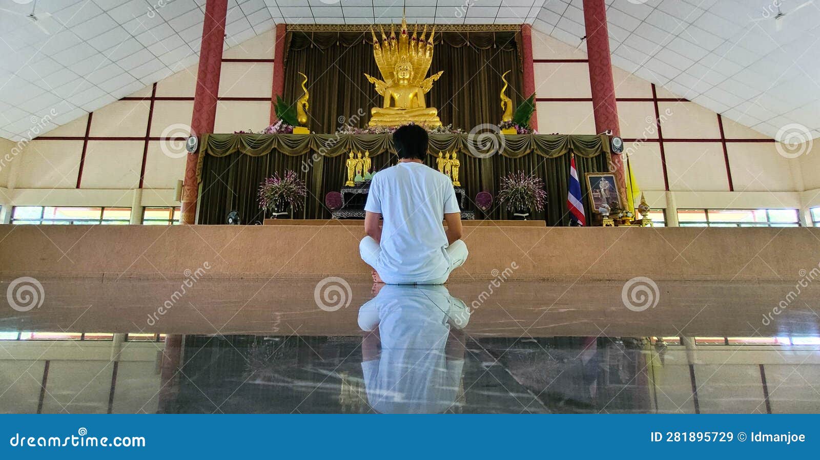 Meditation stock image. Image of thai, beautiful, travel - 281895729