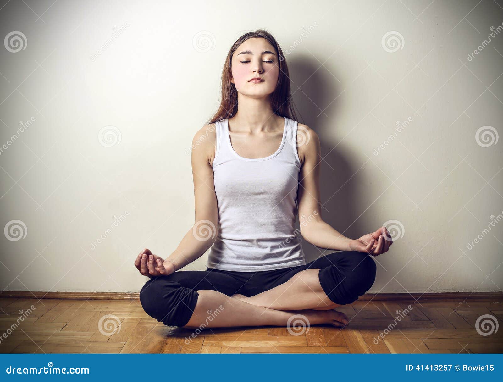 Meditation stock image. Image of sport, relax, beautiful - 41413257