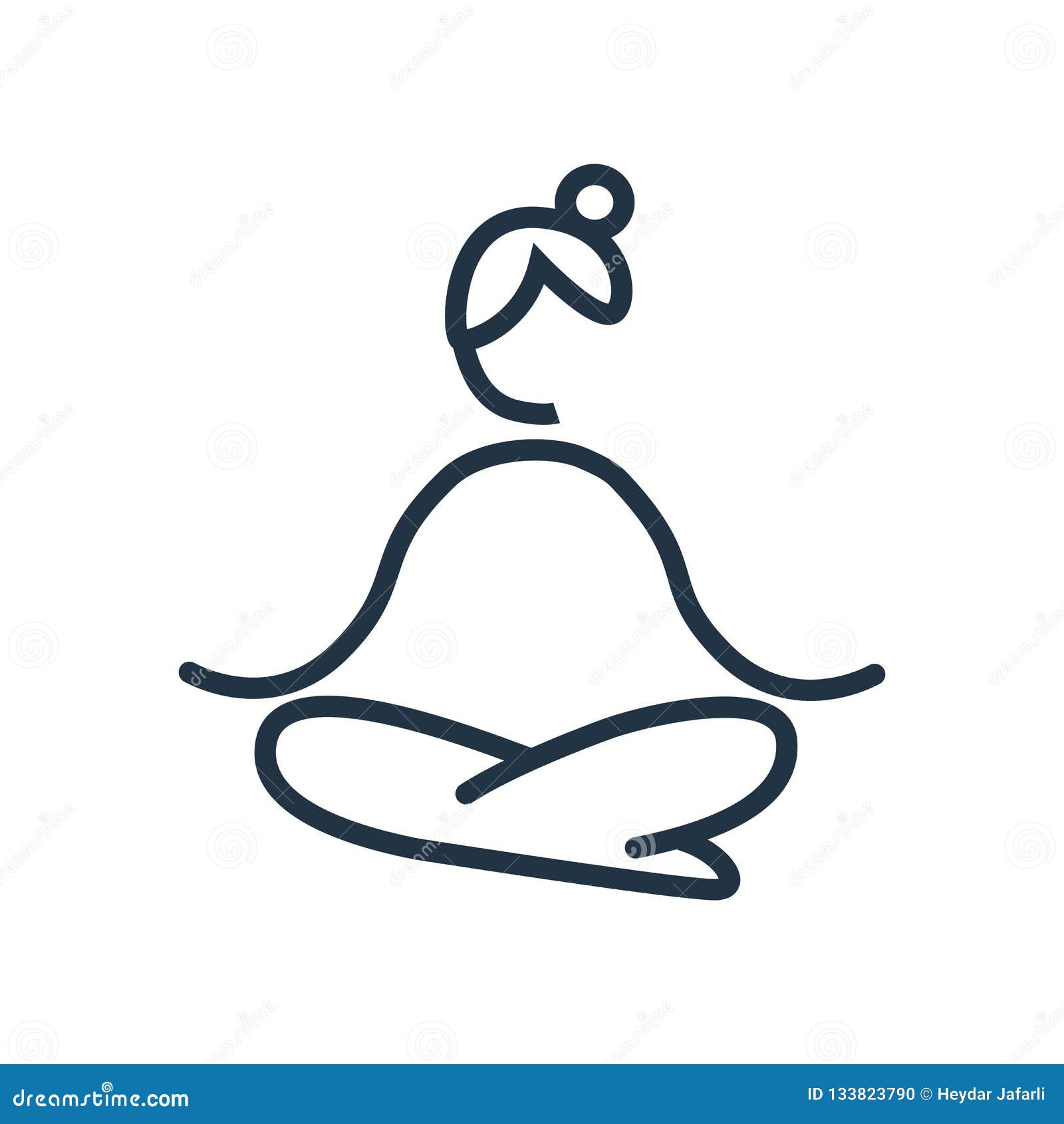Meditation Icon Vector Isolated on White Background, Meditation Stock ... Meditation Icon Vector Isolated on White Background, Meditation Stock ...