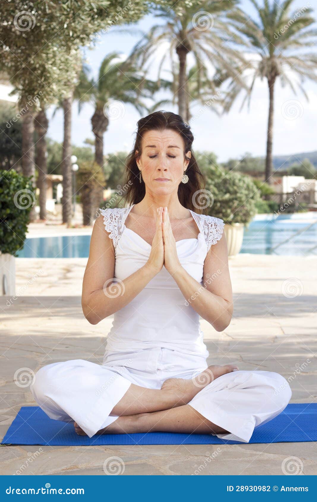 Meditation lady stock photo. Image of mindful, mind, meditate - 28930982