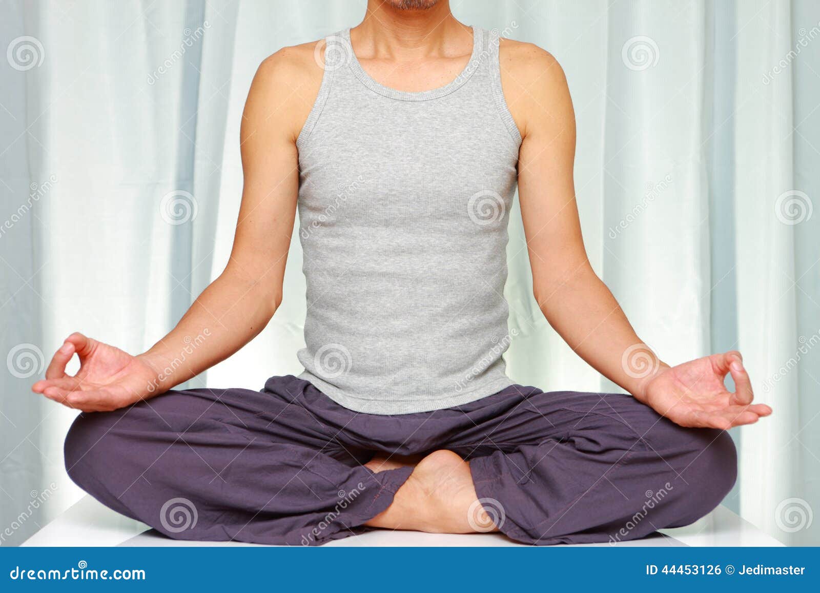 Meditation stock photo. Image of posing, care, parts - 44453126