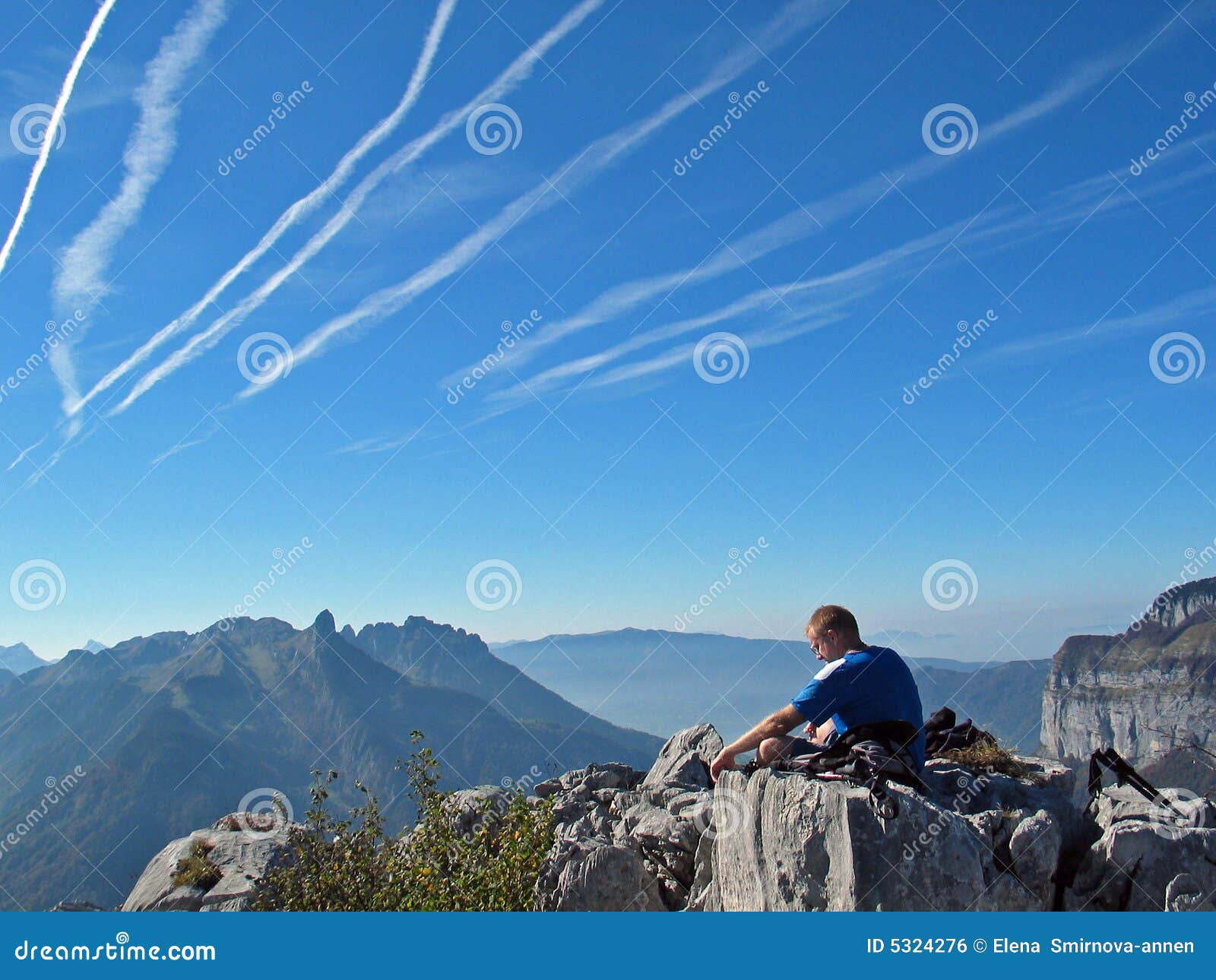 Meditation in the Mountains Stock Photo - Image of meditation, sticks ...