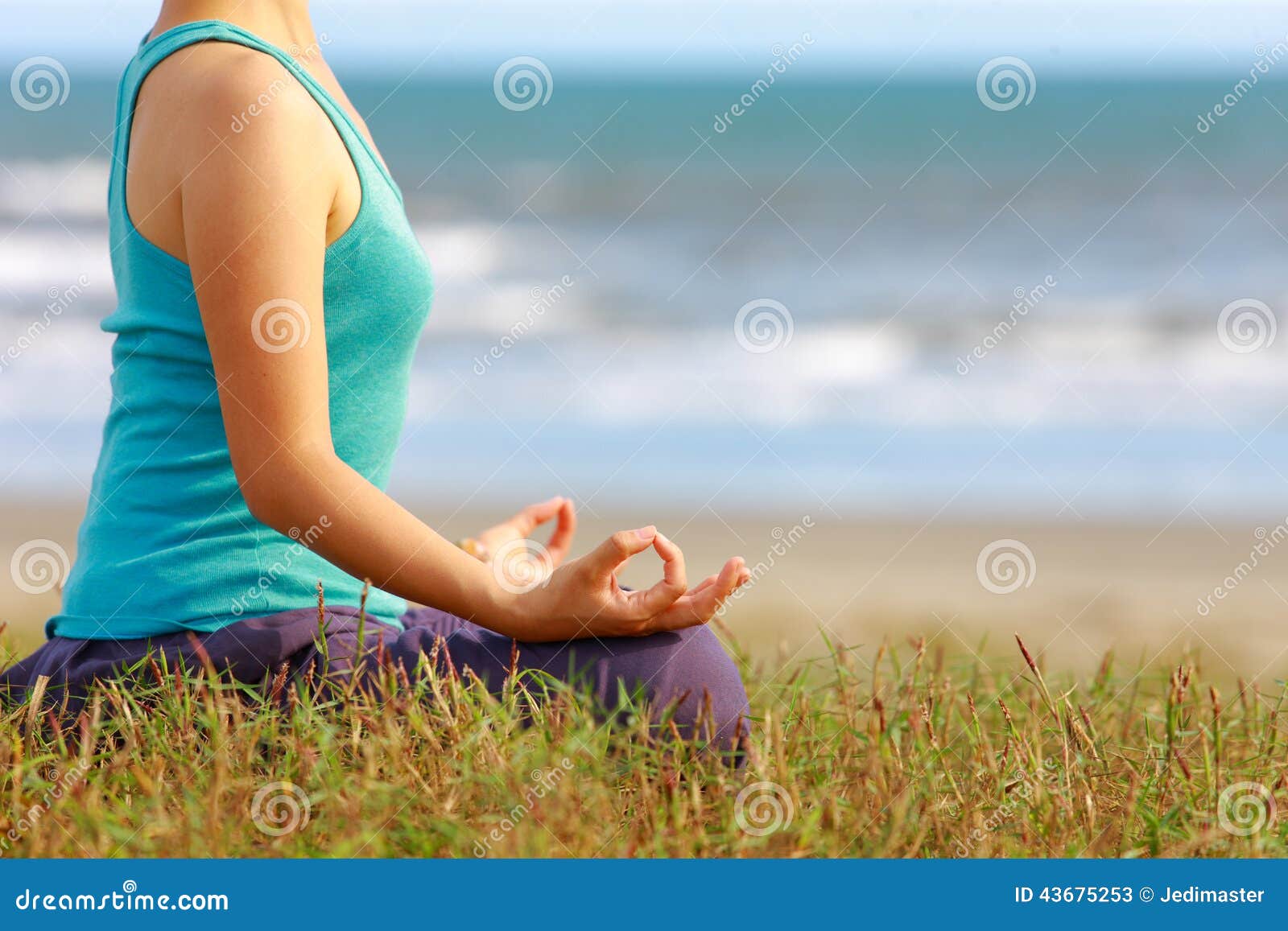 Meditation stock image. Image of adult, meditating, hair - 43675253