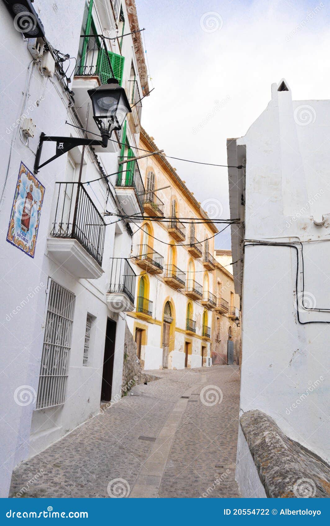 Mediterranean Architecture, Ibiza, White Island Stock Photo - Image of ...