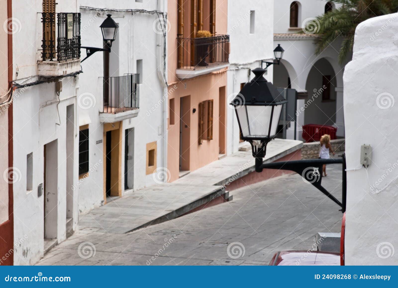 Mediterranean Architecture, Ibiza, White Island Stock Photo - Image of ...