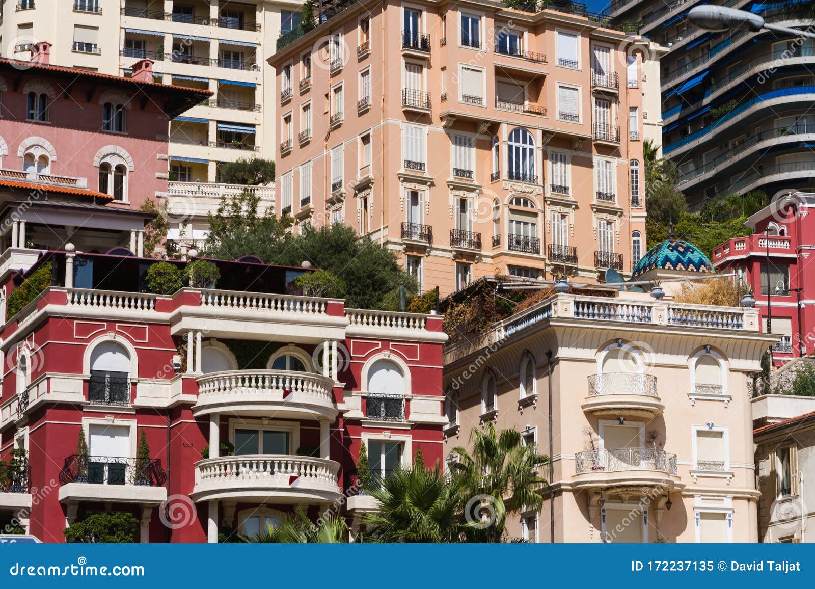 Mediterranean Architecture in Monaco Editorial Image - Image of ...