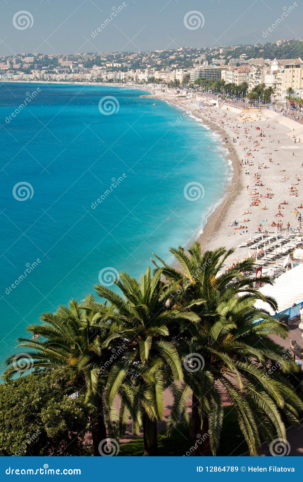 Mediterranean Beach stock image. Image of seascape, alpes - 12864789