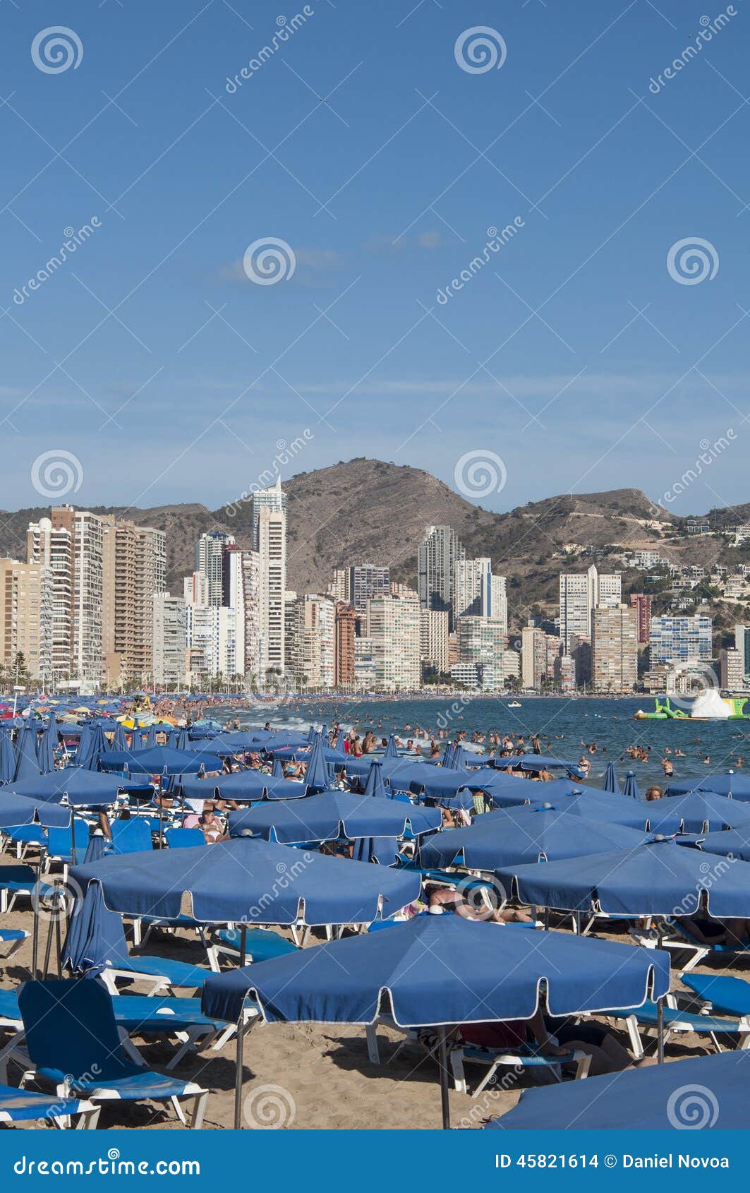 Mediterranean beach, Spain editorial stock image. Image of tourism ...