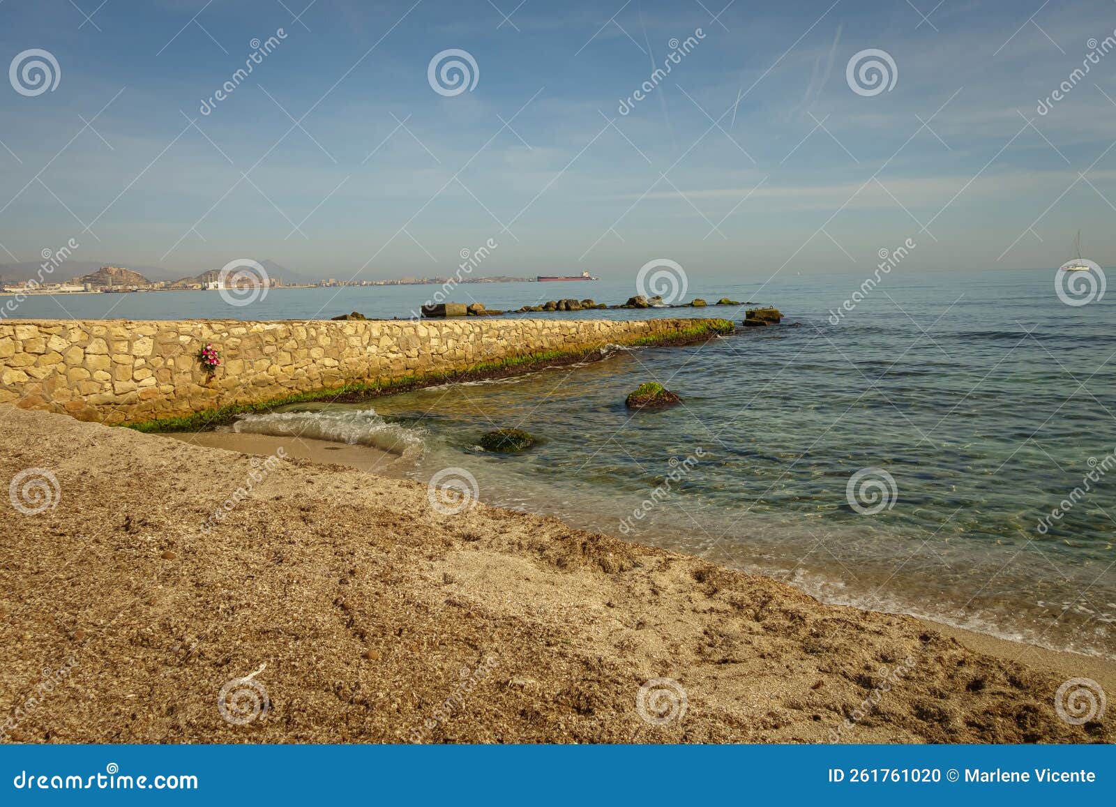 Mediterranean Beaches in Alicante. Spain Stock Photo - Image of ...