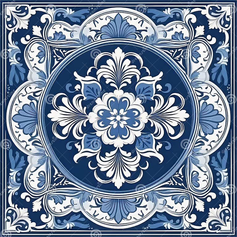 Mediterranean Blue Tile Patterns, Portuguese Tile Patterns, Ceramic ...