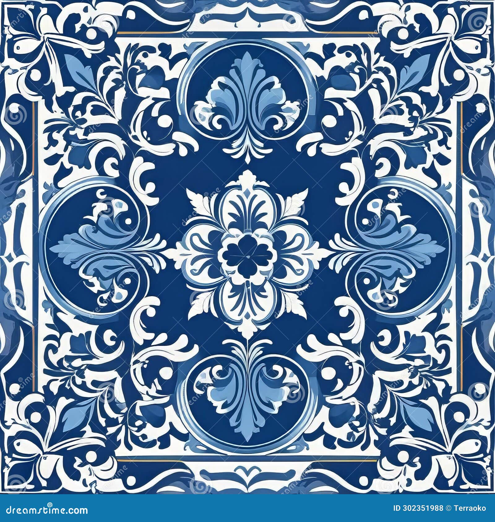 Mediterranean Blue Tile Patterns, Portuguese Tile Patterns, Ceramic ...