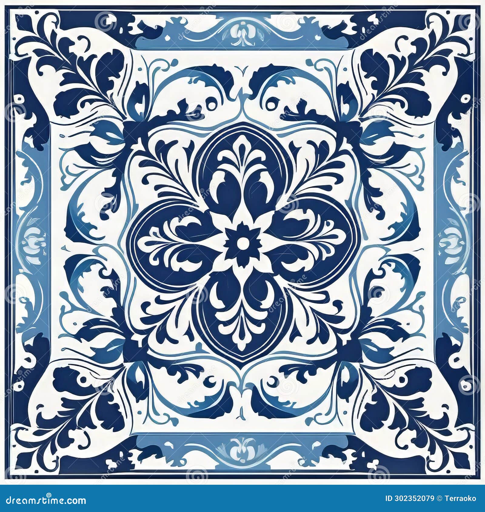 Mediterranean Blue Tile Patterns, Portuguese Tile Patterns, Ceramic ...