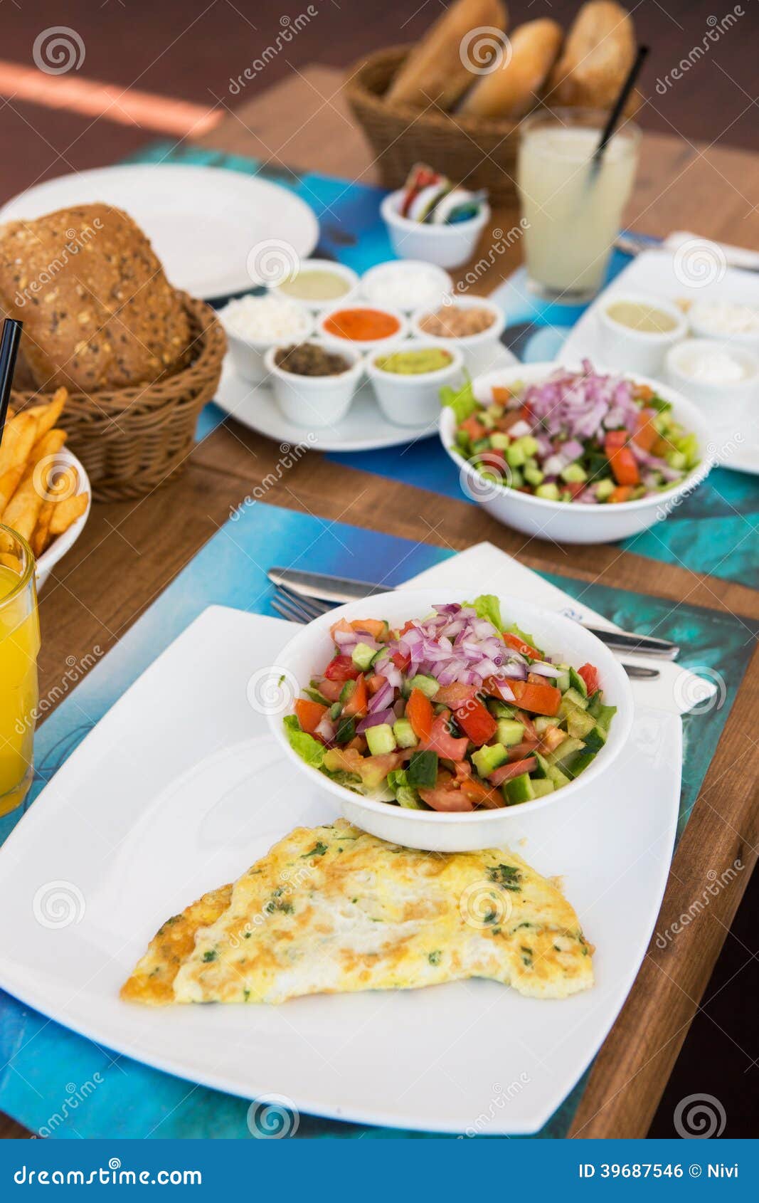 Mediterranean breakfast stock photo. Image of healthy - 39687546