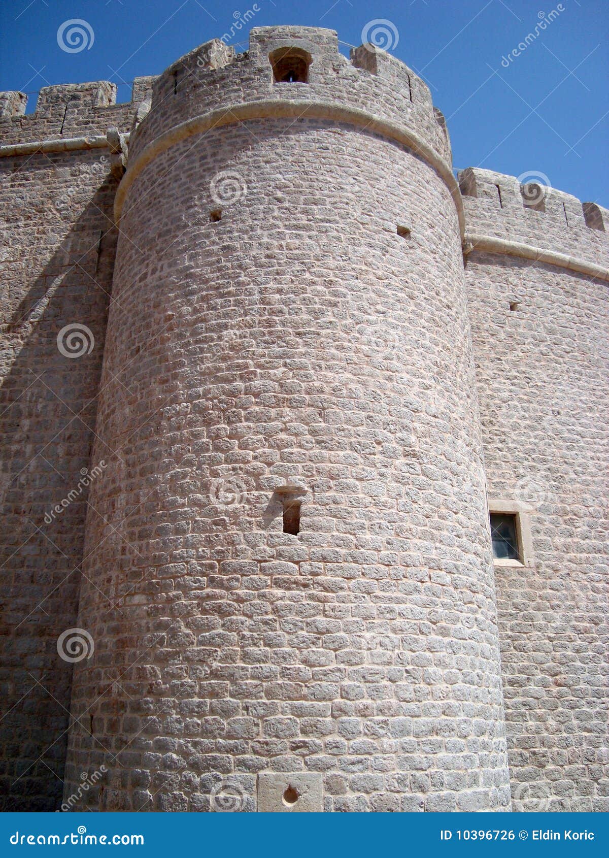 Mediterranean castle stock photo. Image of build, defence - 10396726