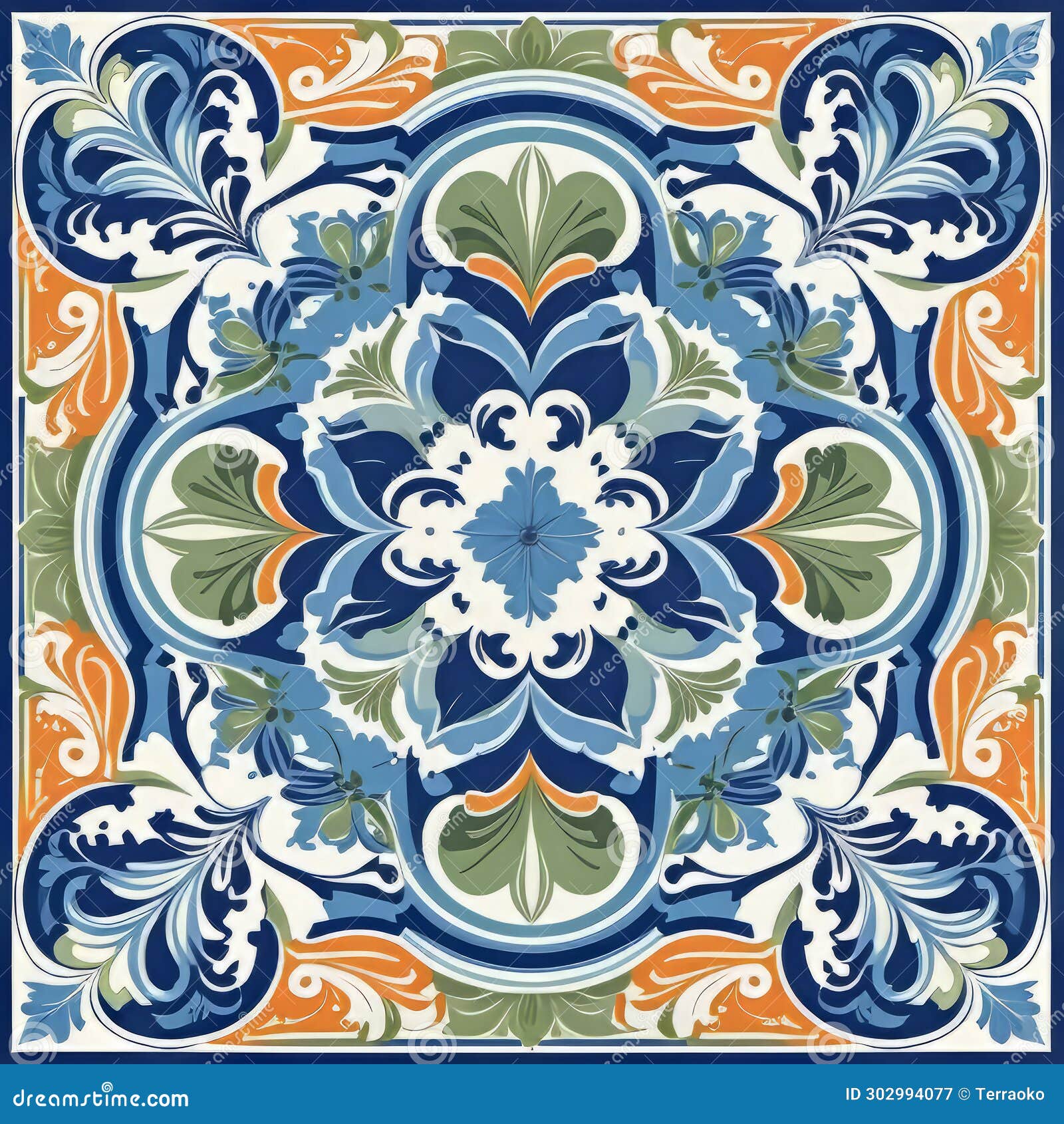 Mediterranean Ceramic Tile Patterns, Portuguese (Arabic) Tile Patterns ...