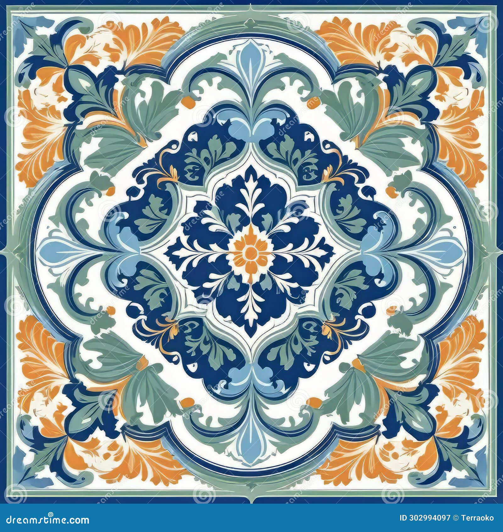 Mediterranean Ceramic Tile Patterns, Portuguese (Arabic) Tile Patterns ...