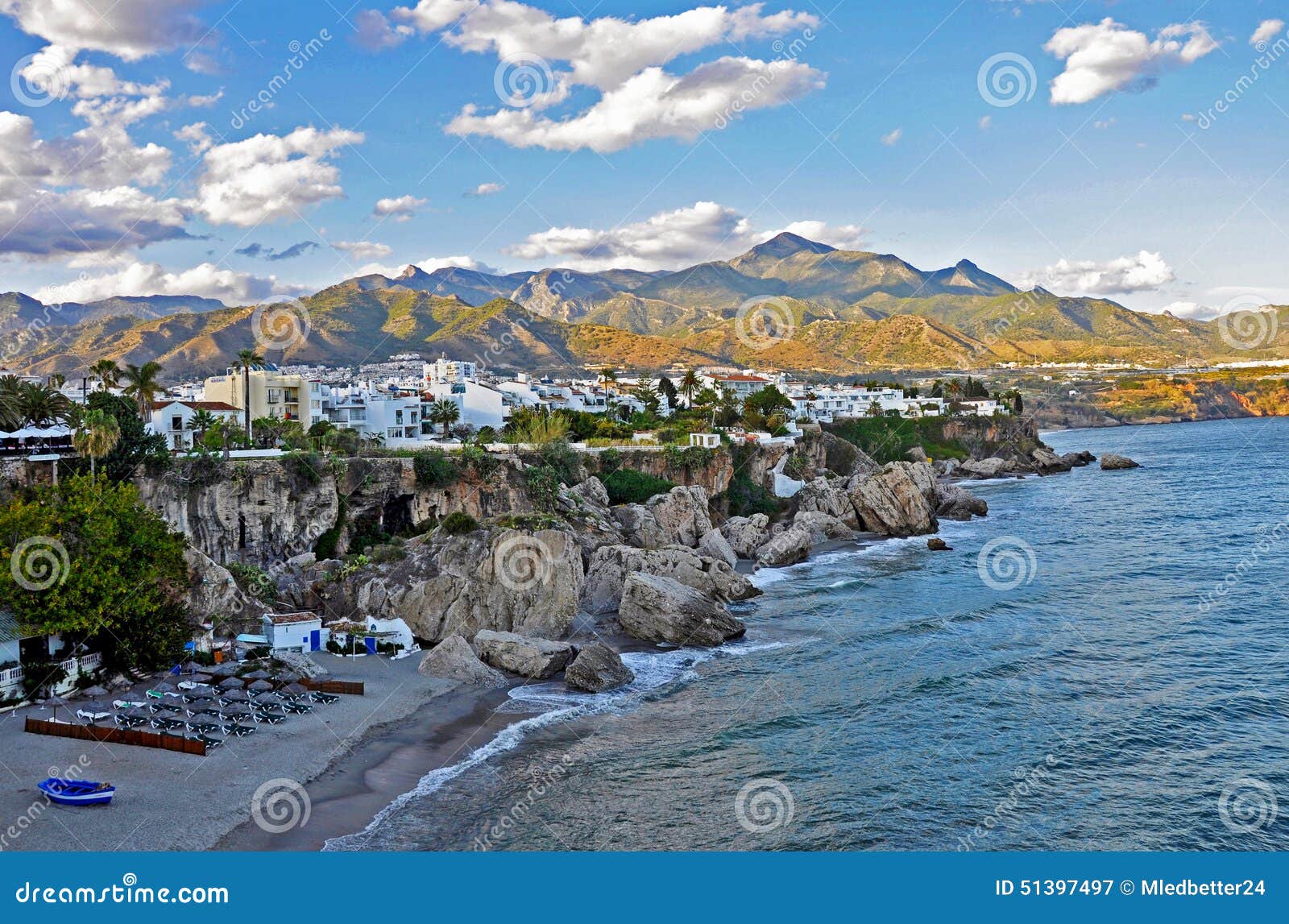 Mediterranean coast stock image. Image of landscape, picturesque - 51397497