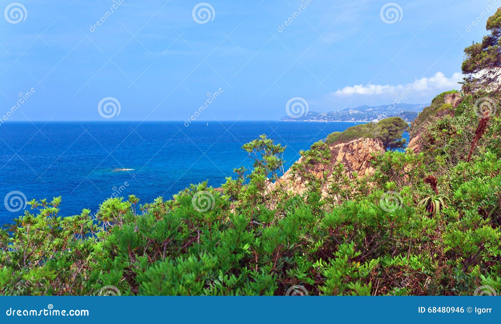 Mediterranean Coast of Spain Stock Photo - Image of coast ...