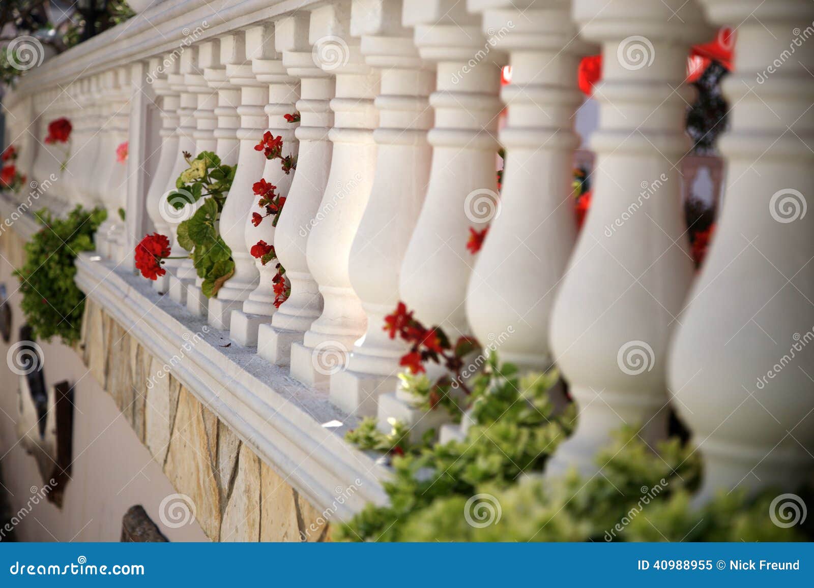 Mediterranean Fence at Home Stock Image - Image of fence, mexican: 40988955