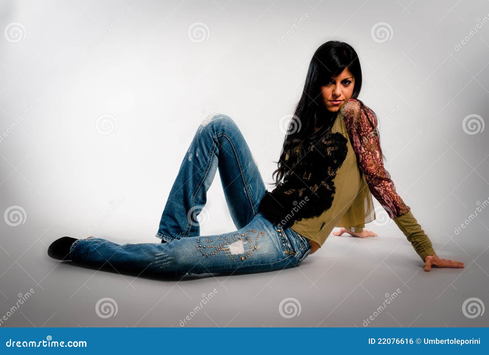 Mediterranean girl stock photo. Image of italian, girl - 22076616