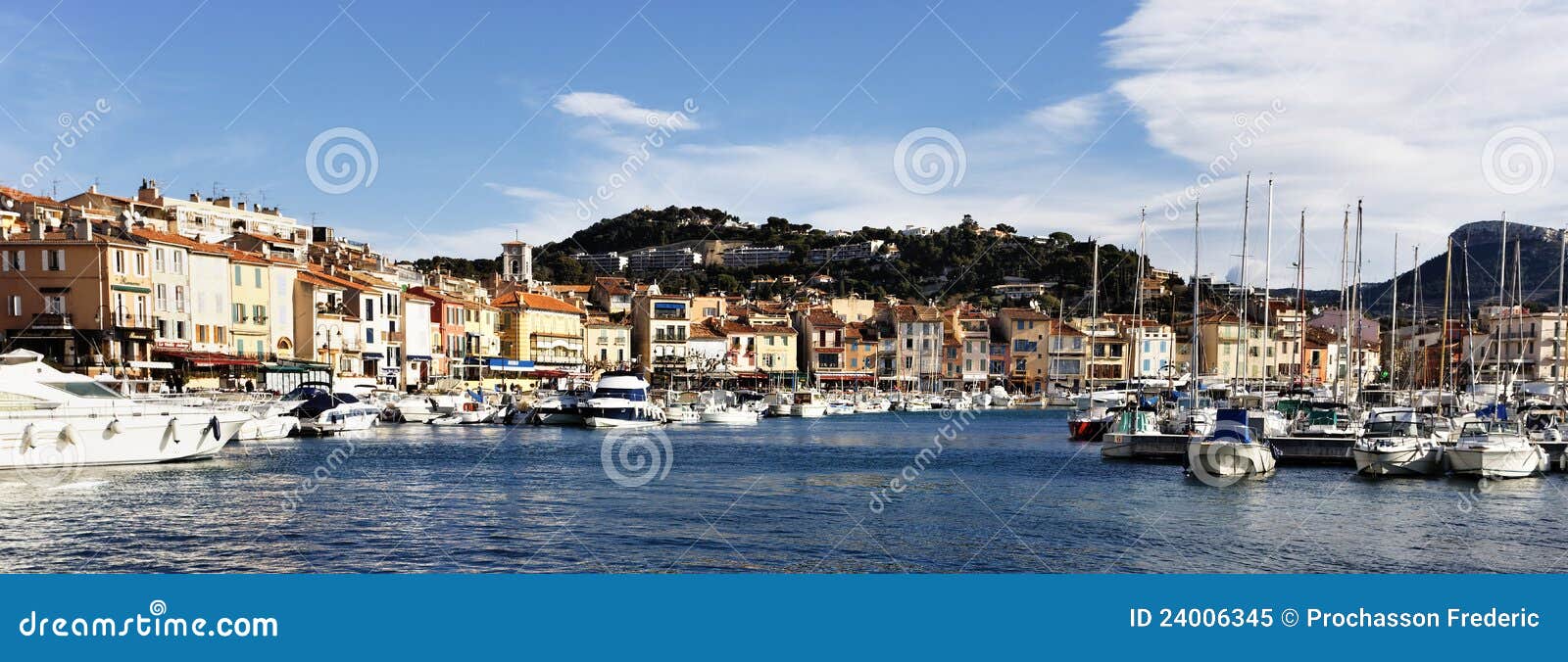 Mediterranean harbor stock image. Image of harbor, port - 24006345