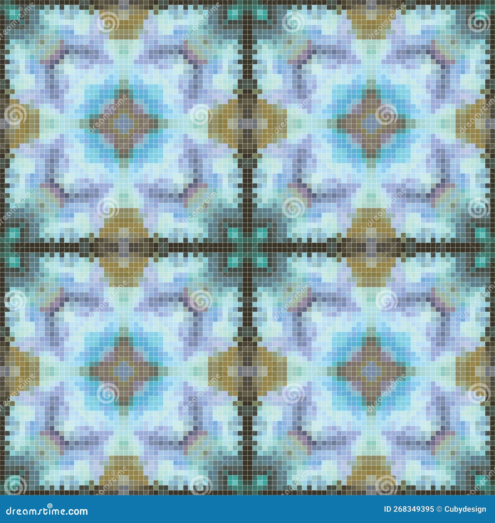Mediterranean Mosaic Seamless Pattern Design, Repeat Textile Design ...