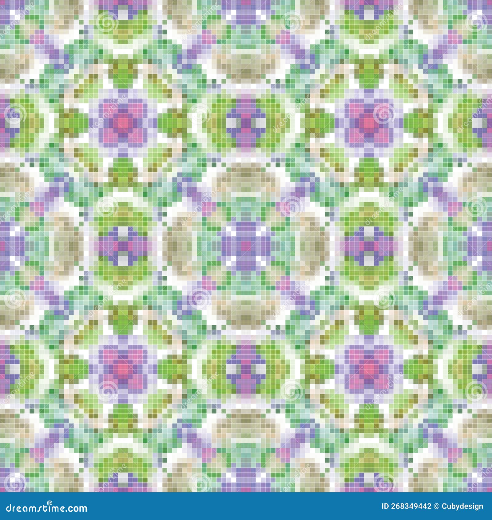 Mediterranean Mosaic Seamless Pattern Design, Repeat Textile Design ...