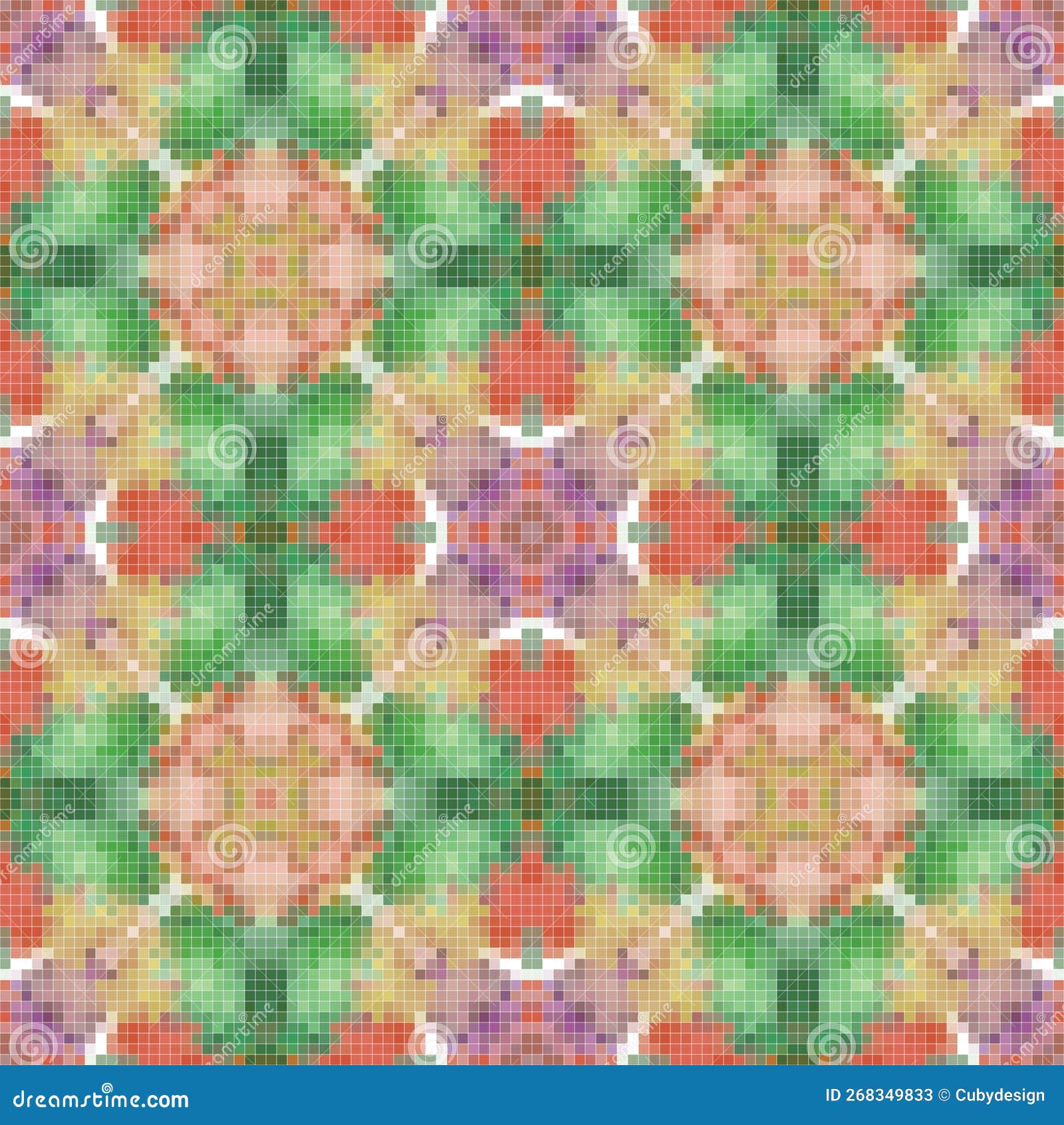 Mediterranean Mosaic Seamless Pattern Design, Repeat Textile Design ...