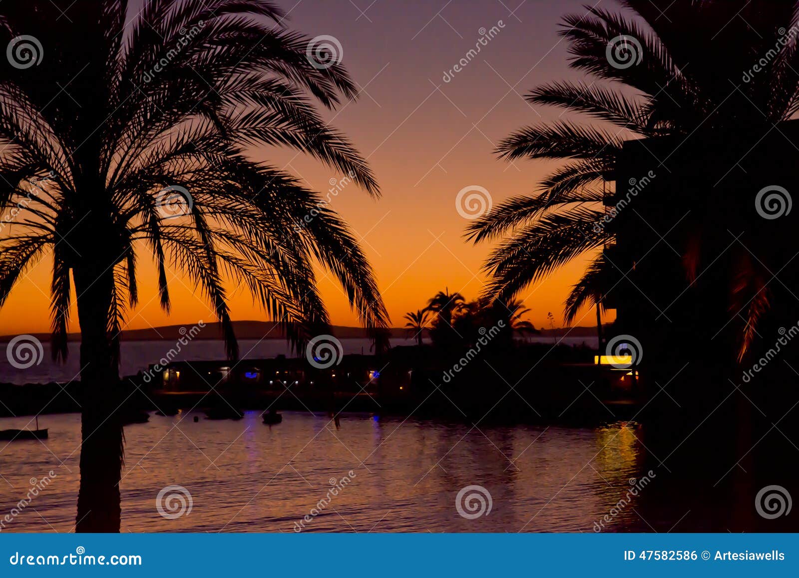 Mediterranean night sky stock photo. Image of balearic - 47582586