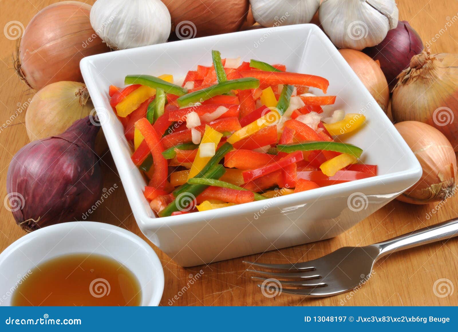 Mediterranean Paprika Salad Stock Image - Image of gourmet, vegetable ...
