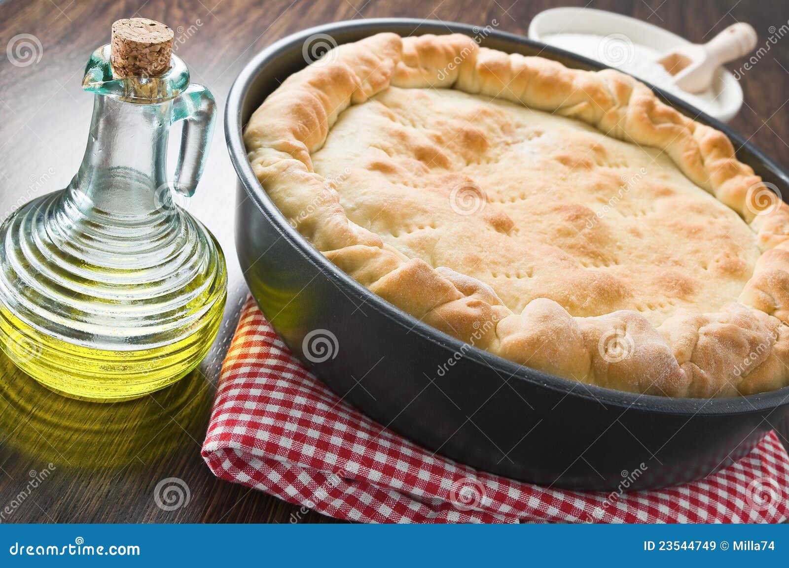 Mediterranean Pie. stock image. Image of italy, closeup - 23544749