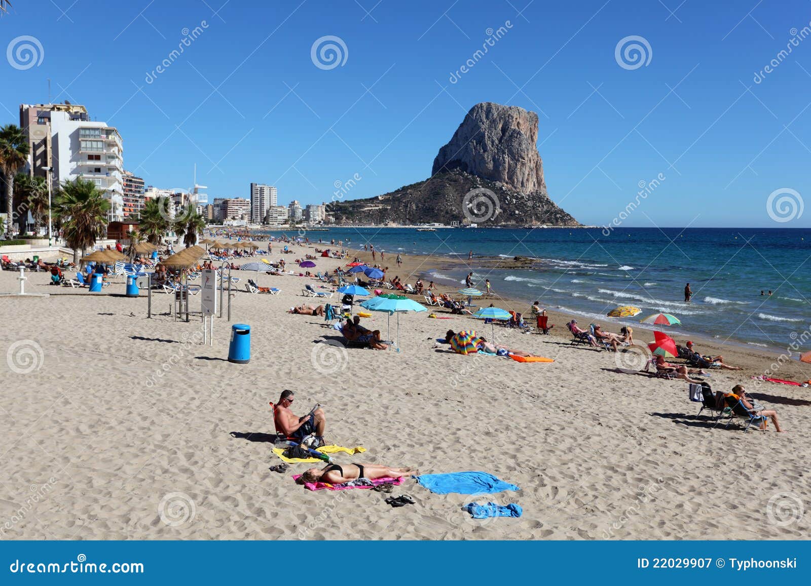 Mediterranean Resort Calpe, Spain Editorial Photography - Image of ...
