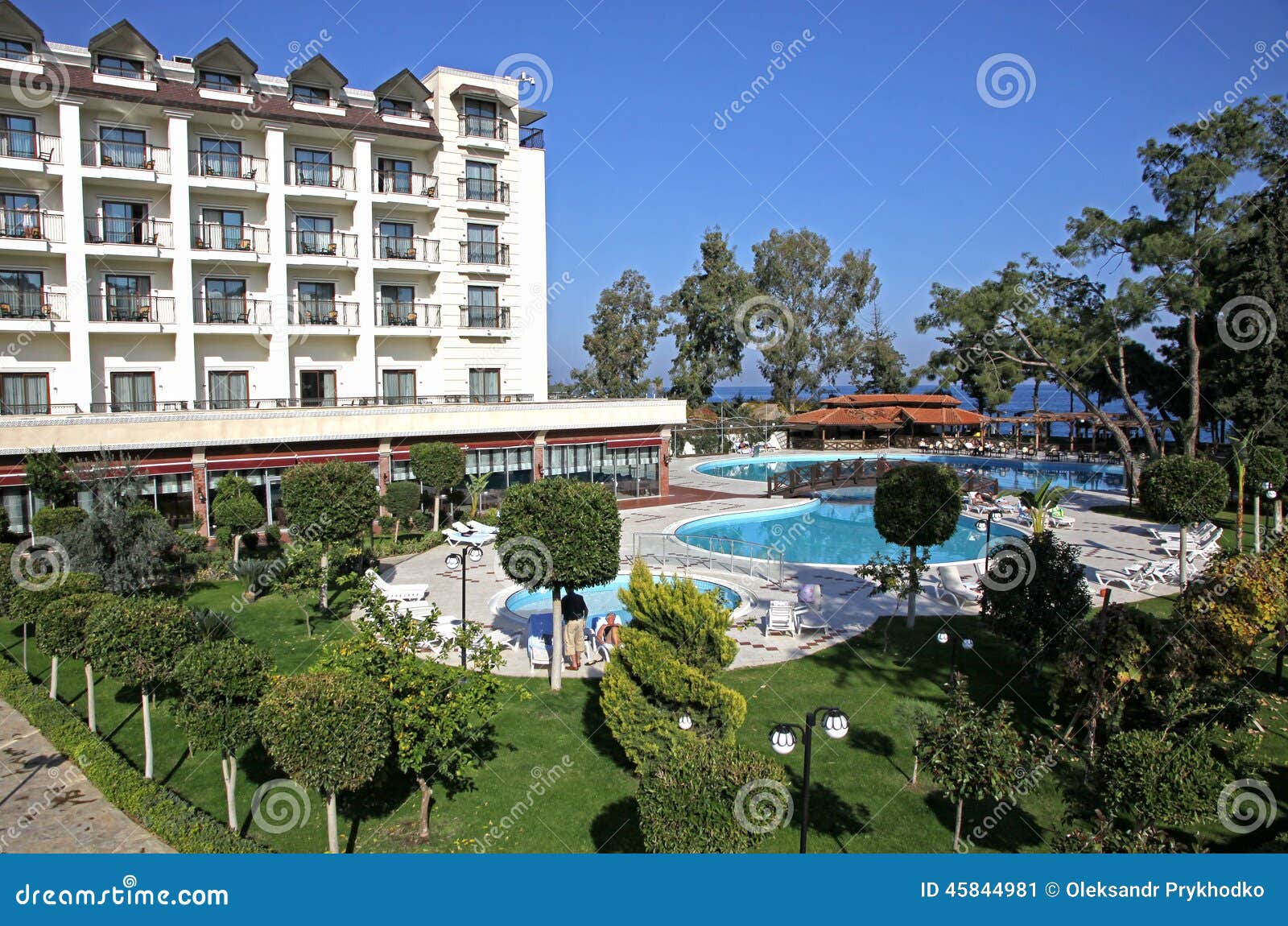 Mediterranean Resort Hotel in Turkey Editorial Photo - Image of ...