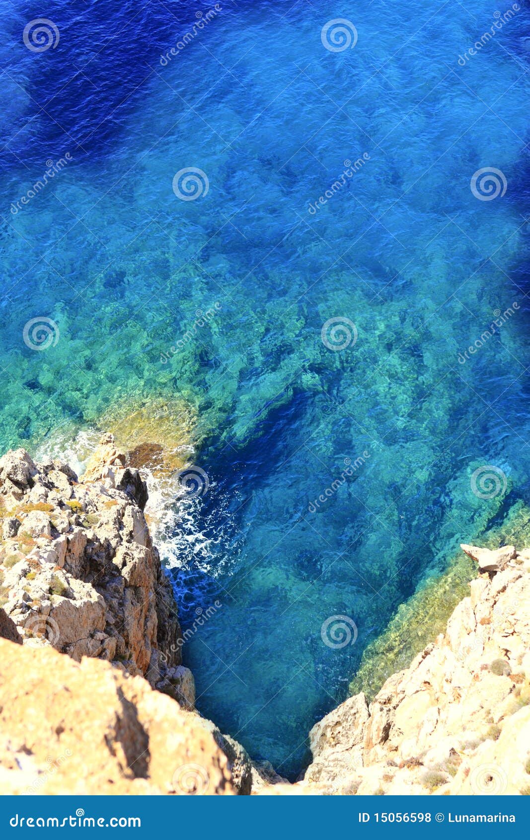 Mediterranean Sea Barbaria Cape Formentera Stock Photo - Image of ...