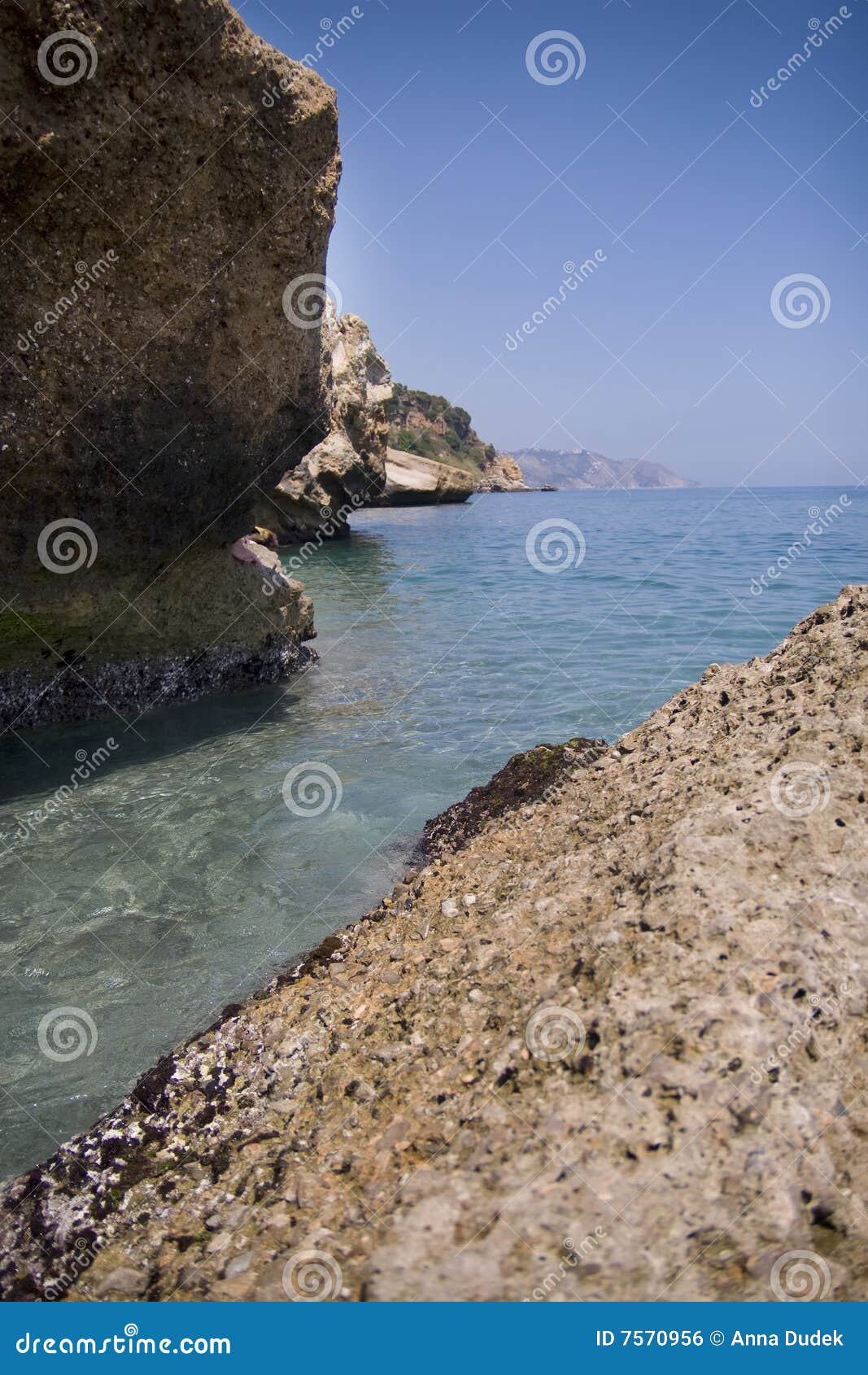 Mediterranean sea beach stock photo. Image of holiday - 7570956