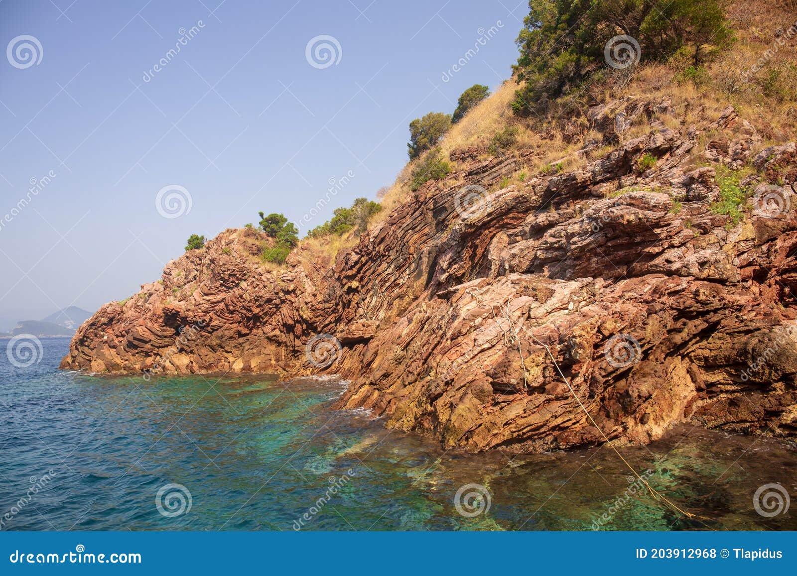 Cliffs close up stock photo. Image of coastline, rock - 203912968