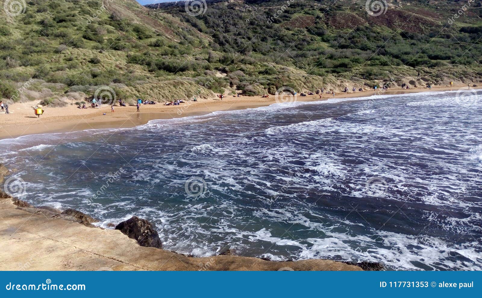 Mediterranean Sea Coast Beach Stock Image - Image of mediterranean ...