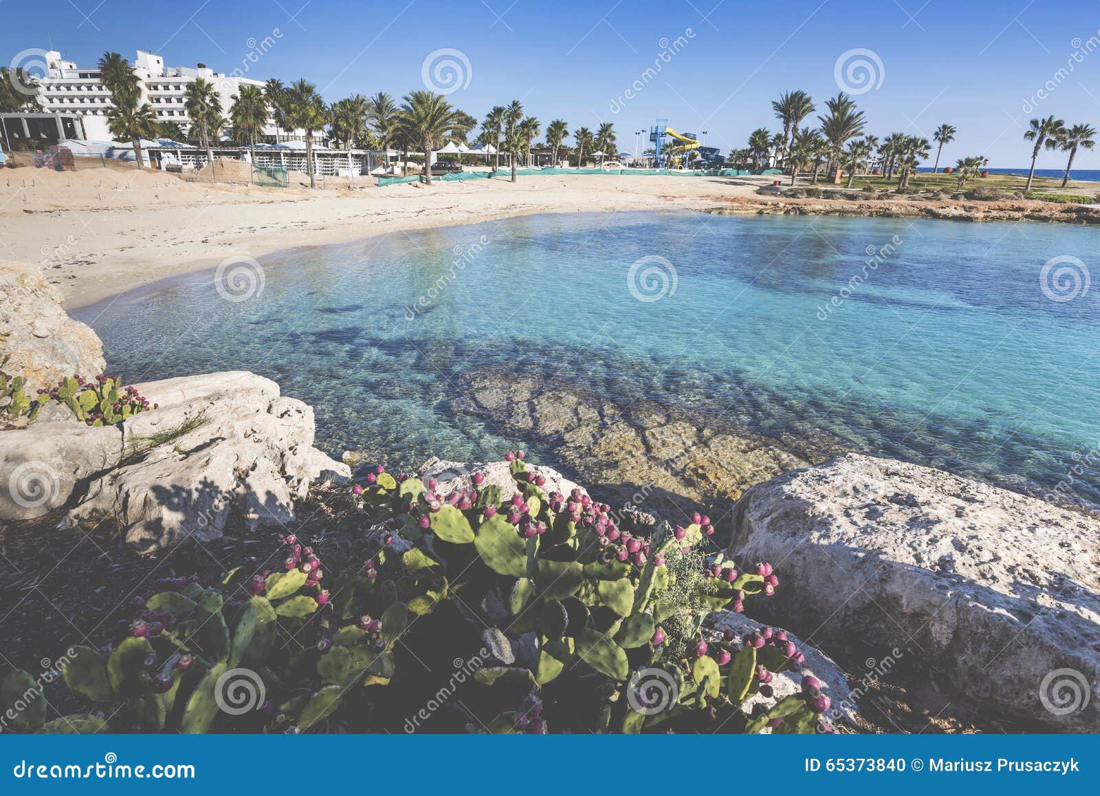 Mediterranean Sea.Cyprus stock photo. Image of height - 65373840