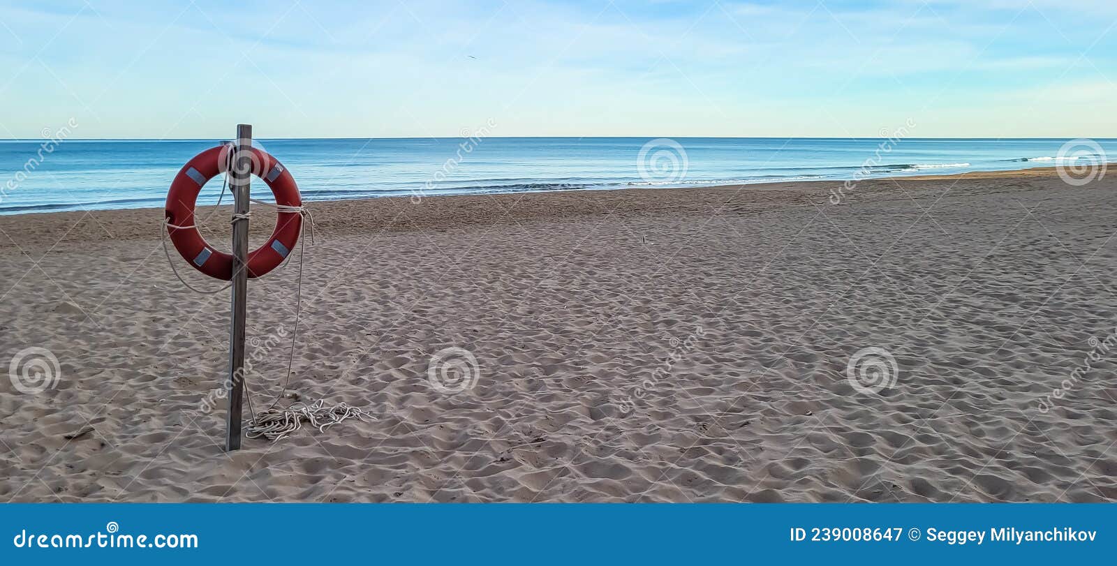 An Empty Beach in Winter, There are No People Stock Image - Image of ...