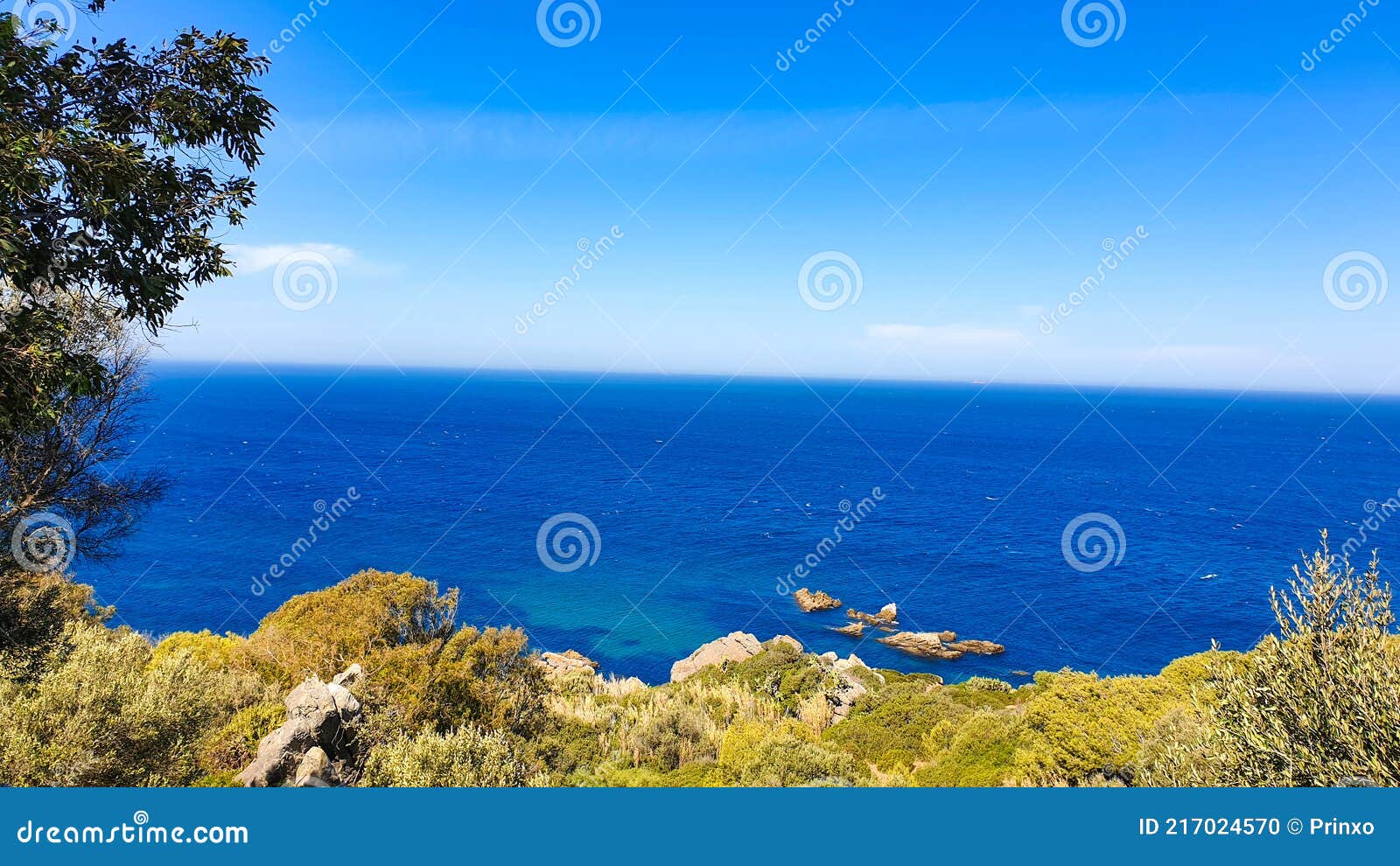 Mediterranean Sea from Morocco Stock Photo - Image of mediterranean ...