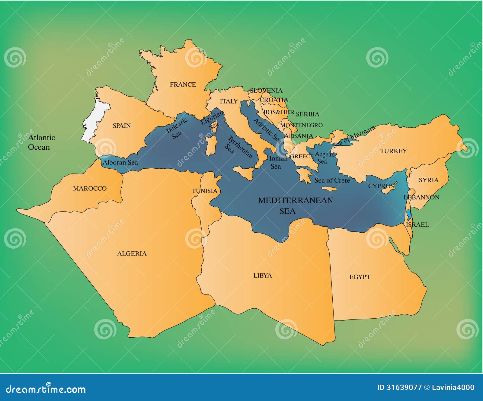 Map Of Adriatic Sea Countries