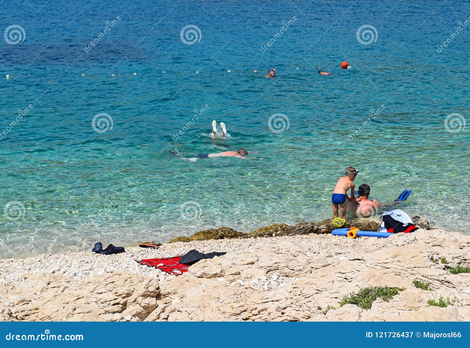 Mediterranean Sea at Split in Croatia Editorial Photography - Image of ...